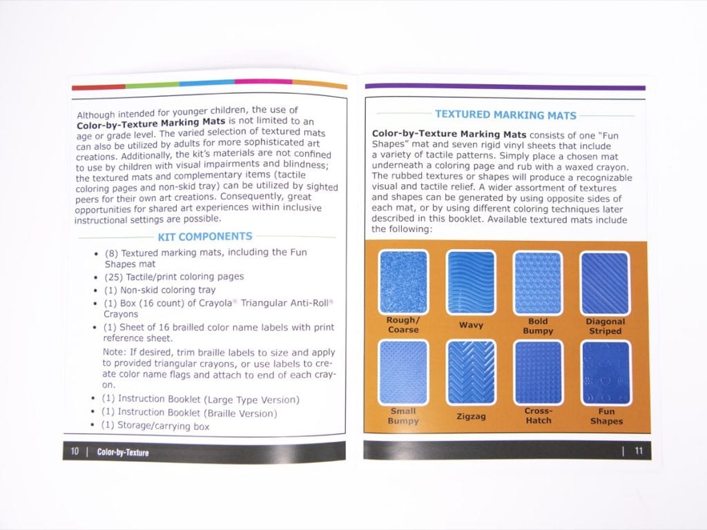 Color-by-Texture Marking Mats | American Printing House