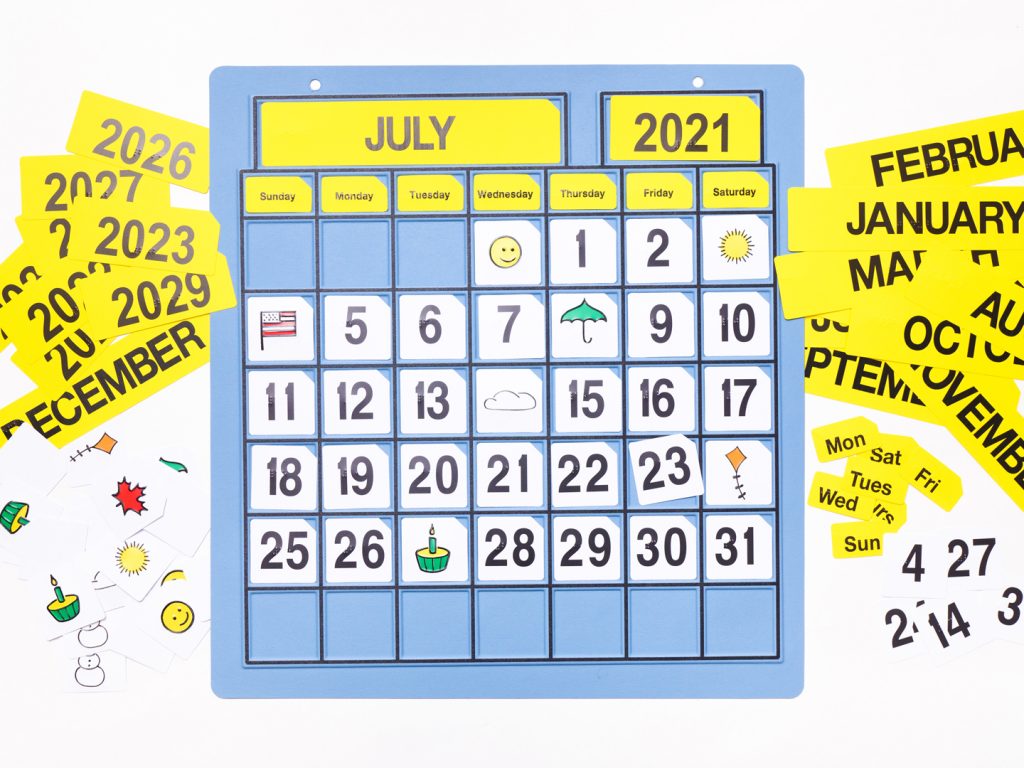 Classroom Calendar Kit, English Edition | American Printing House