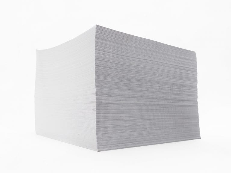 White Fanfold Tractor-Feed Braille Transcribing Paper: 8.5 x 11 Inches ...