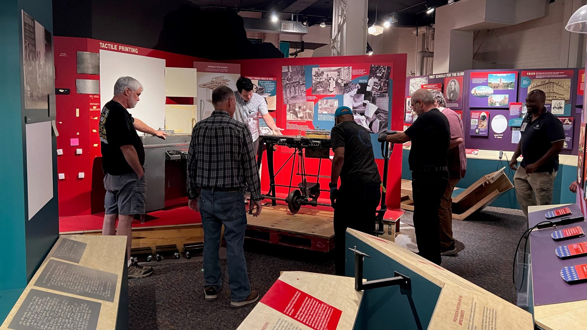 Deinstalling a Museum Exhibit | American Printing House