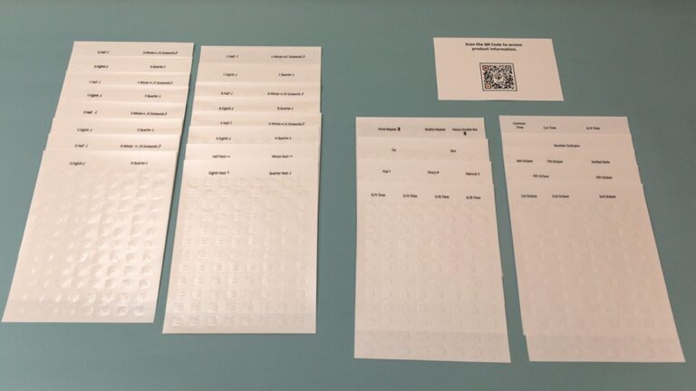 Music Braille Stickers | American Printing House