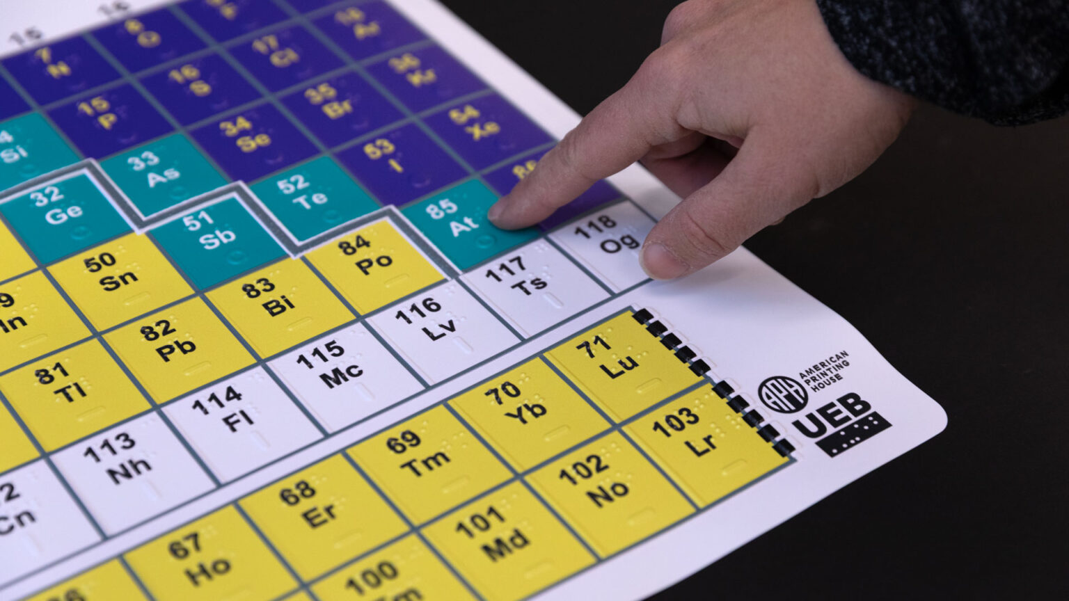 Tactile Periodic Table | American Printing House